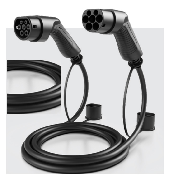 China EV Charging Cable Type2 Type2 16A Three Phase with 5m Smart EV ...