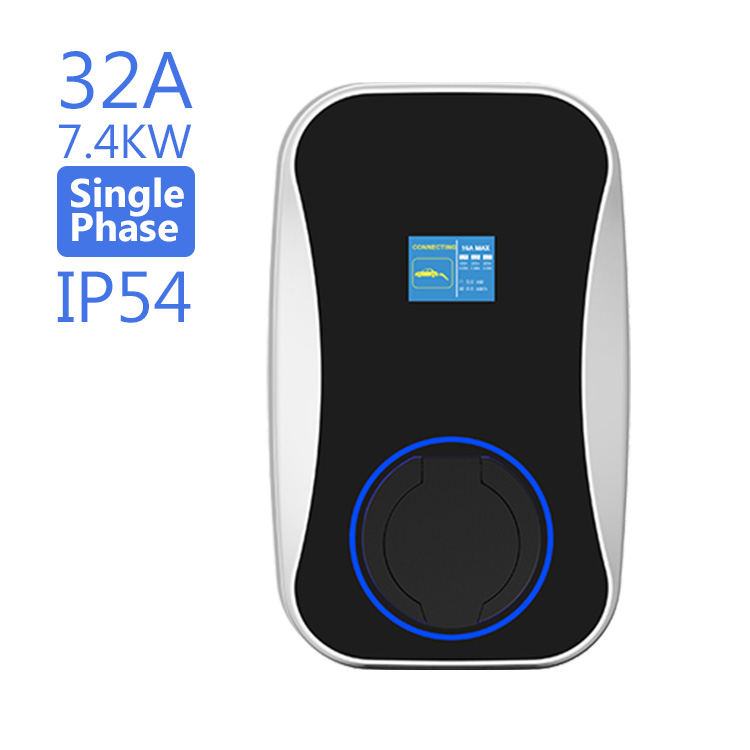 China AC Car Charger Station Type2 Smart Wallbox 7.4kw 32A EV Charger ...