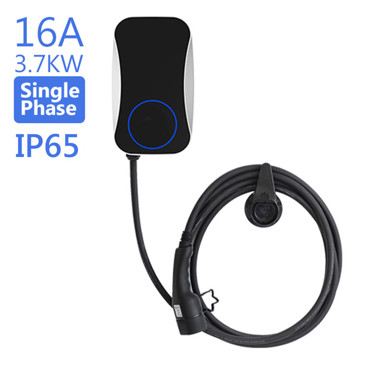 China Wallbox Socket Type 2 16A 3.7kw Single Phase European Standard EV ...